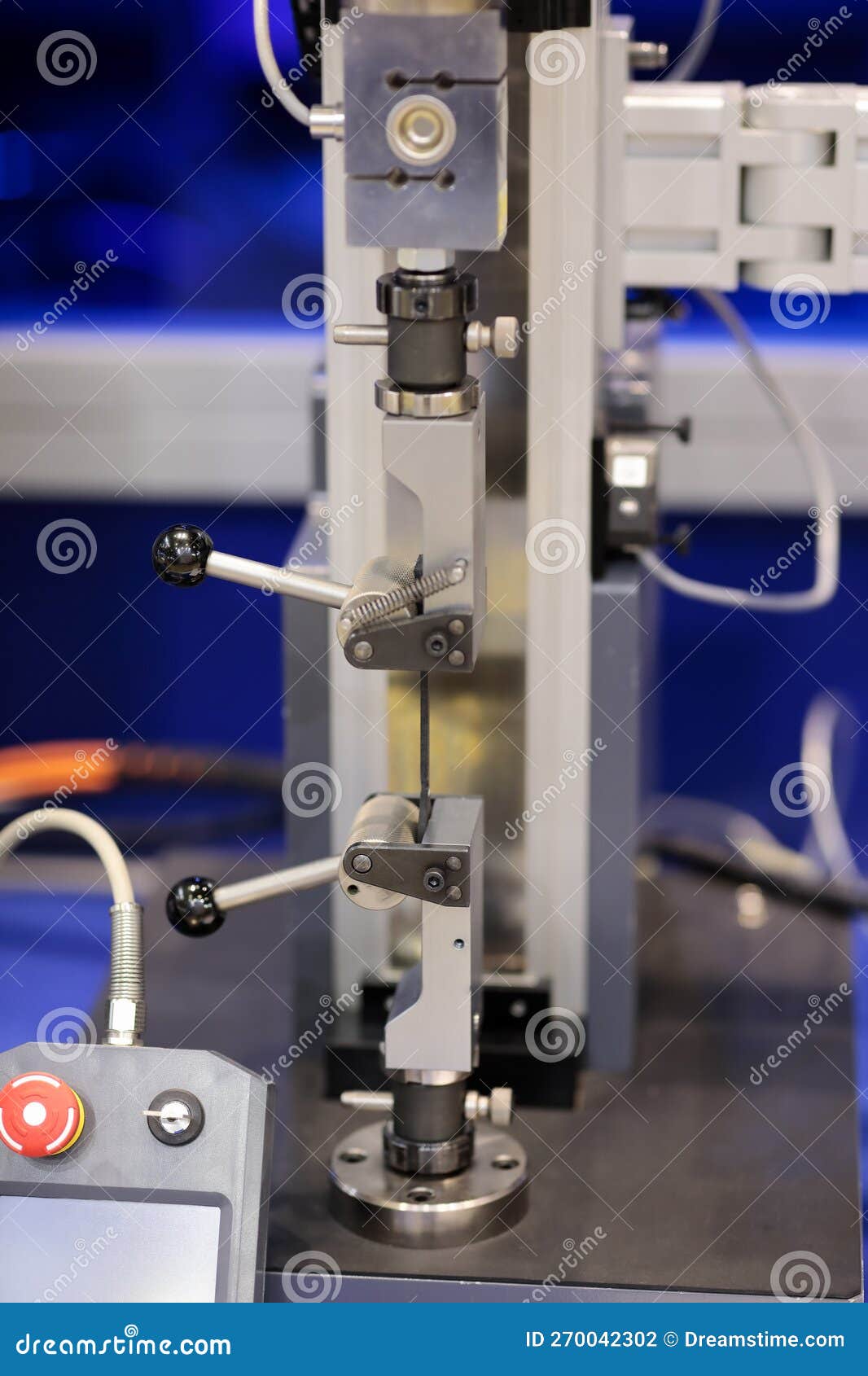 Single Column Materials Testing System Stock Photo - Image of load ...