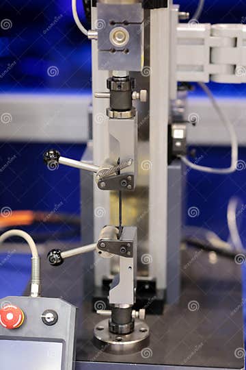Single Column Materials Testing System Stock Photo - Image of load ...