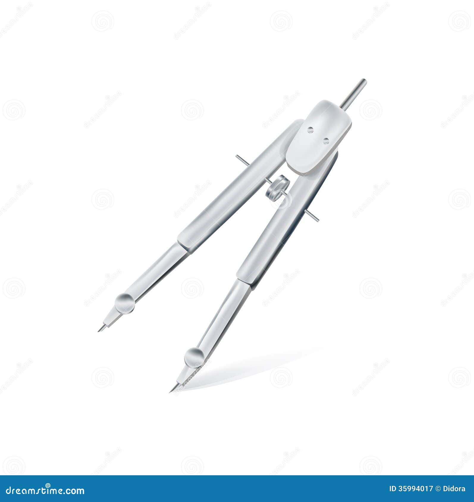 Compass On White Background, Involve Concept Royalty-Free Stock ...