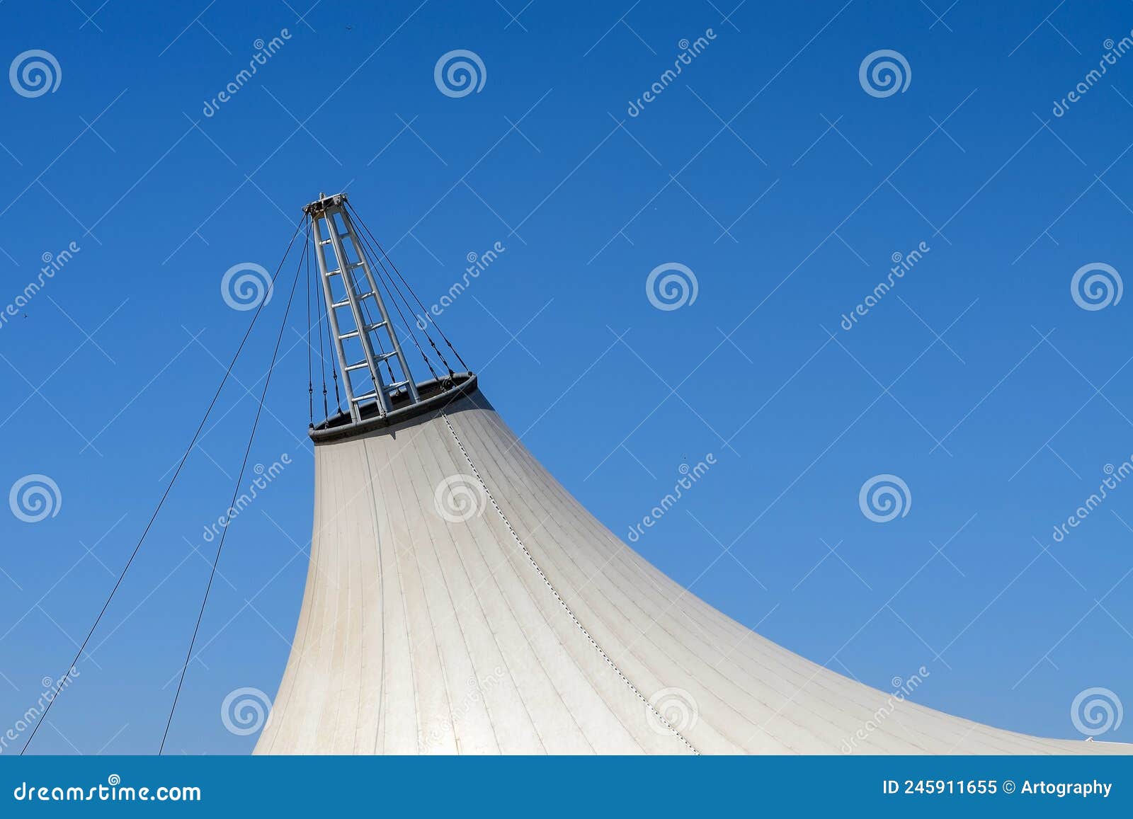 Single-cone canopy stock image. Image of shape, stiched - 245911655