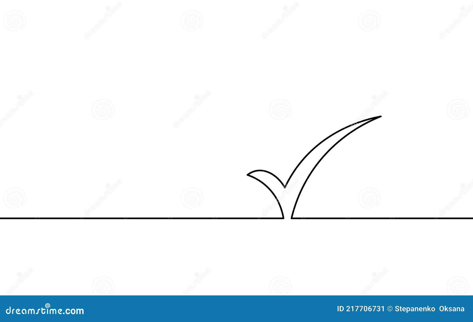 Line Art Check Marks Symbols Tick And Cross Icons Set Mobile Apps ...