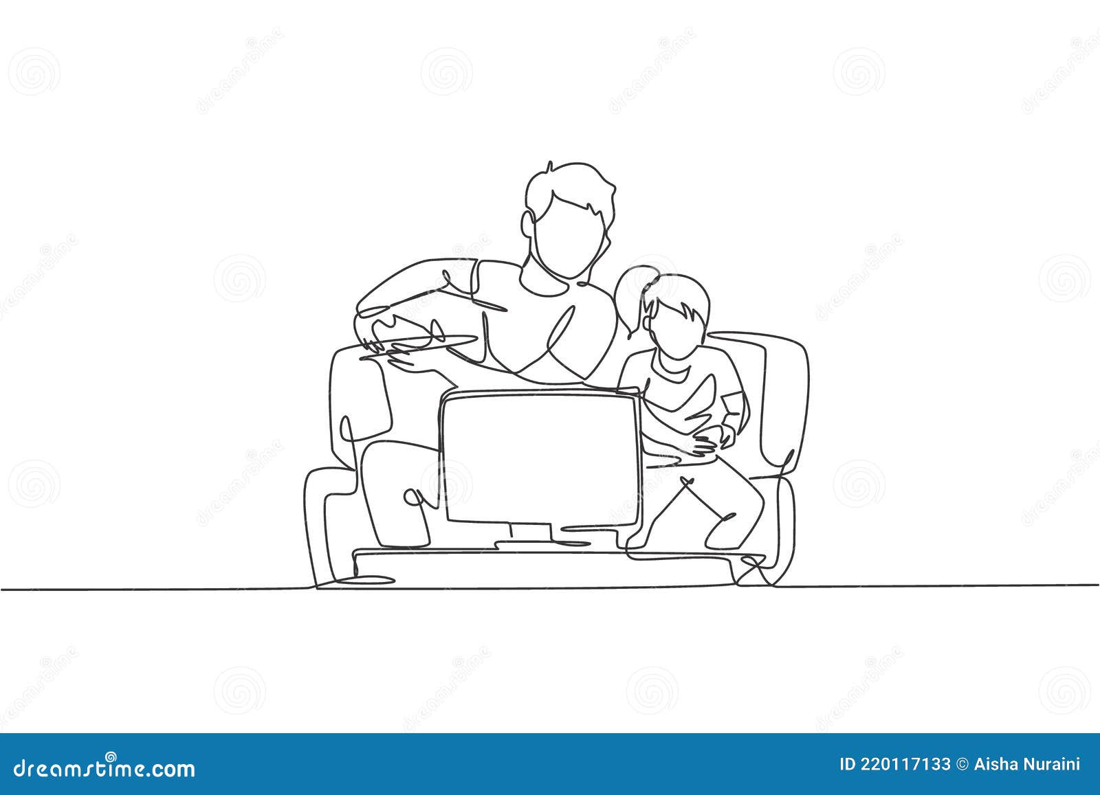 Father And His Daughter Continuous One Line Drawing Vector Illustration ... Father And His Daughter Continuous One Line Drawing Vector Illustration ...