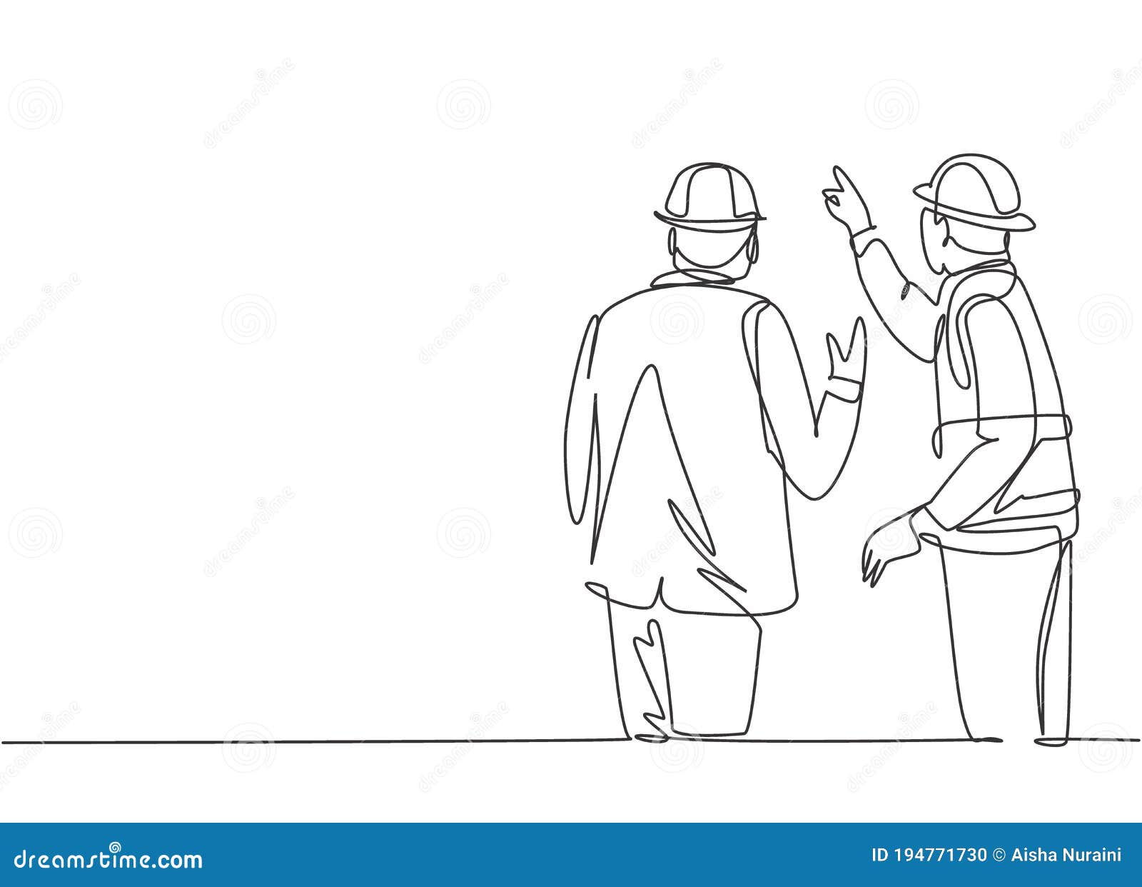Foreman On Construction Flat Design Cartoon Vector | CartoonDealer.com ...