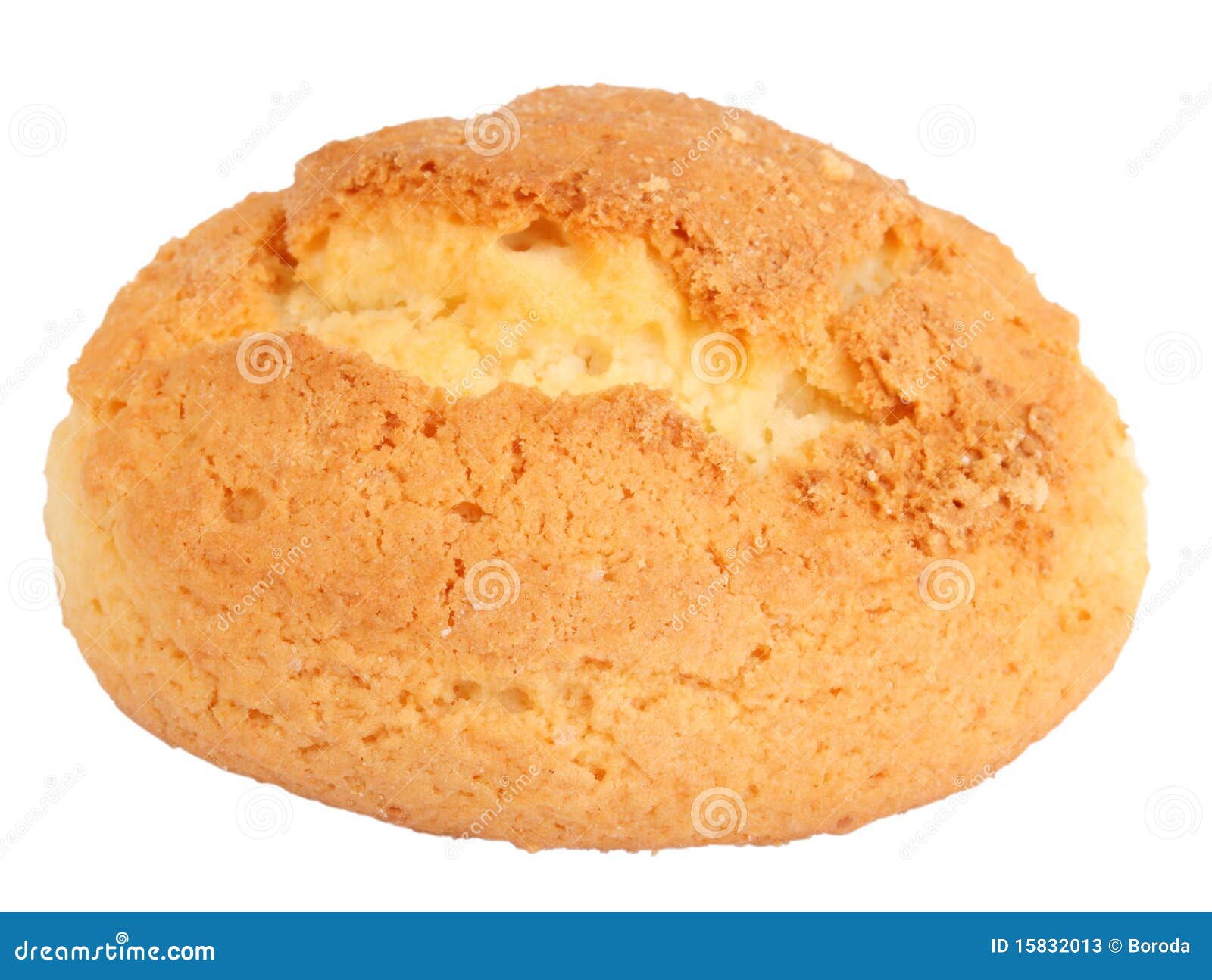 Single cookie stock image. Image of isolated, snack, single - 15832013