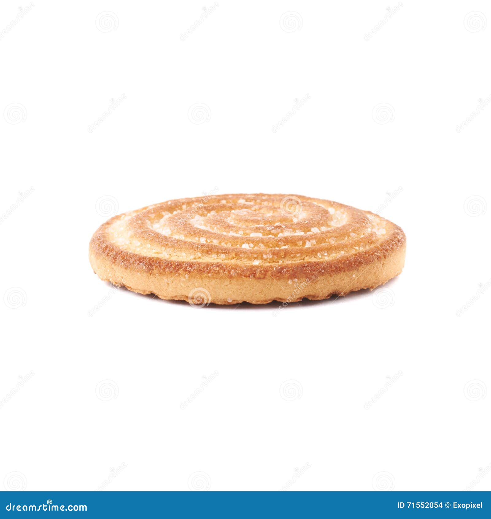 Single of Cookies Isolated Over the White Background Stock Photo ...