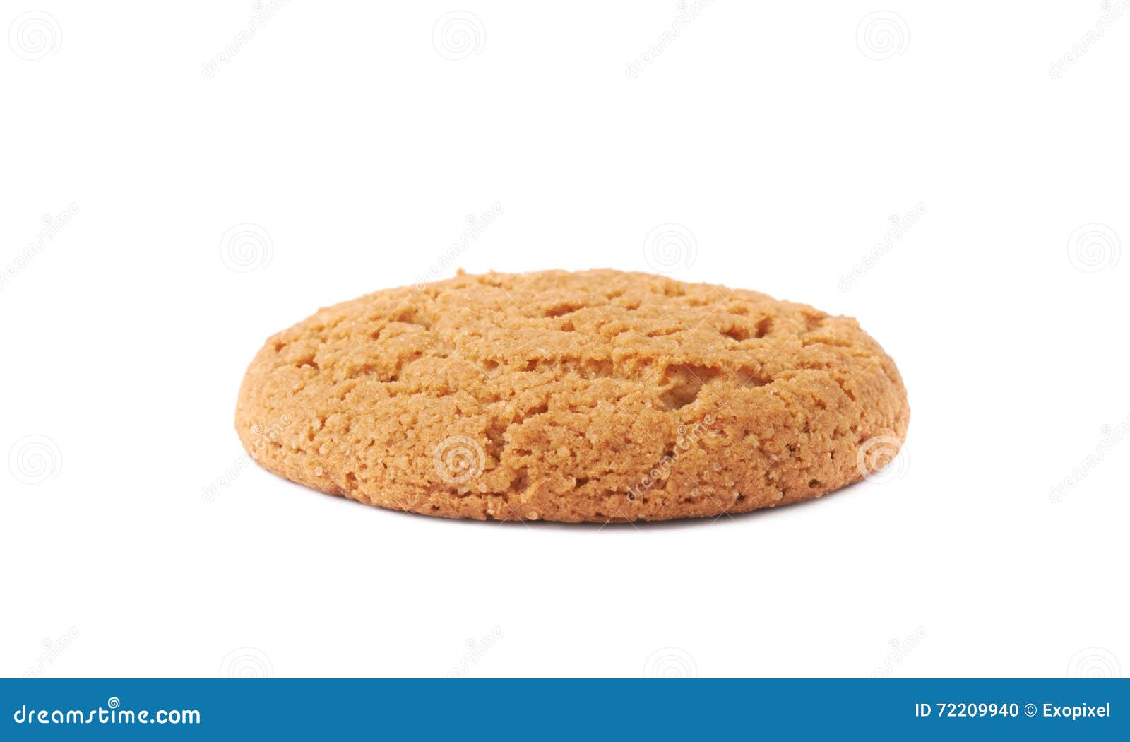 Single of Cookies Isolated Over the White Background Stock Photo ...