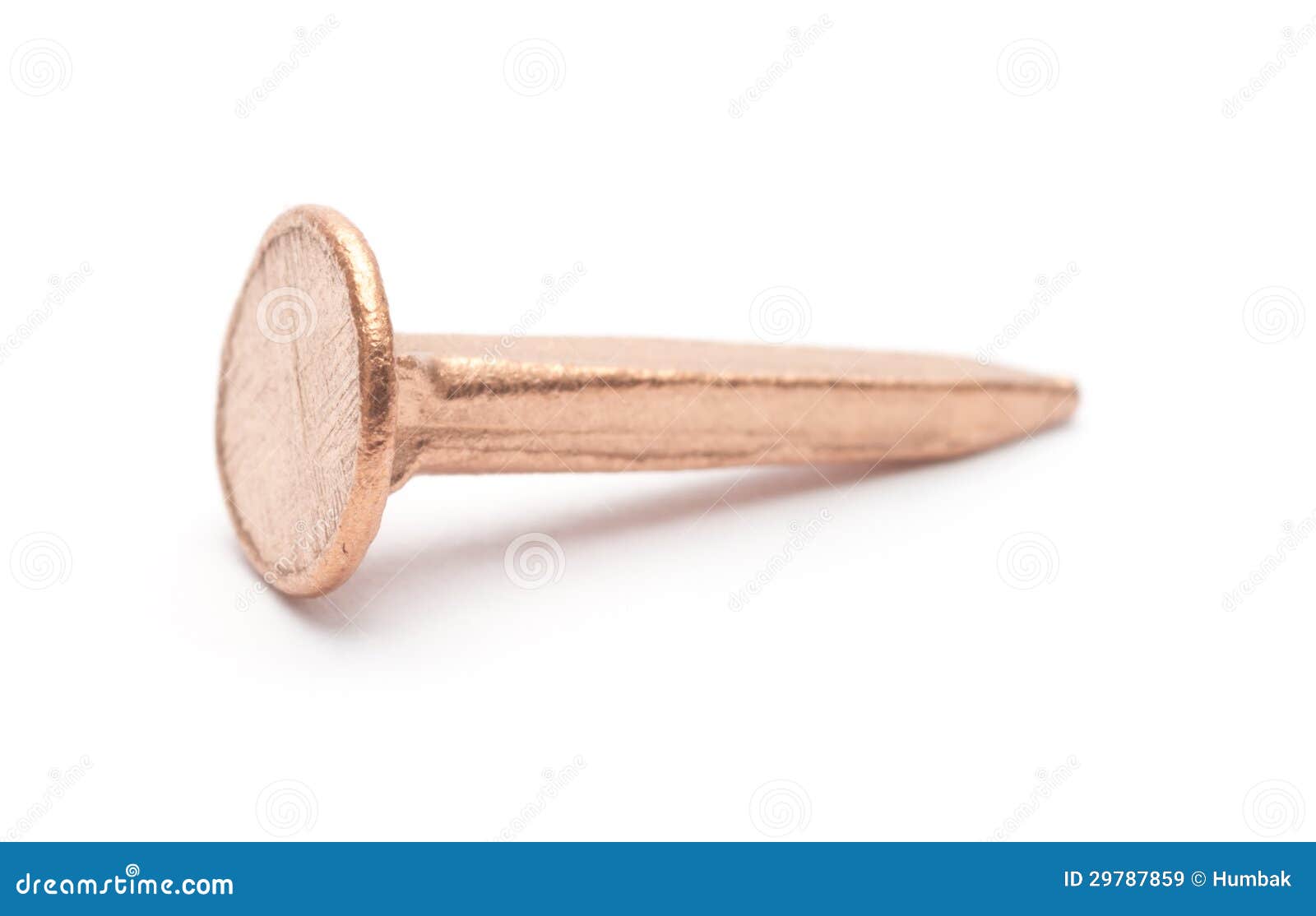 Copper nail stock image. Image of shot, point, background - 29787859