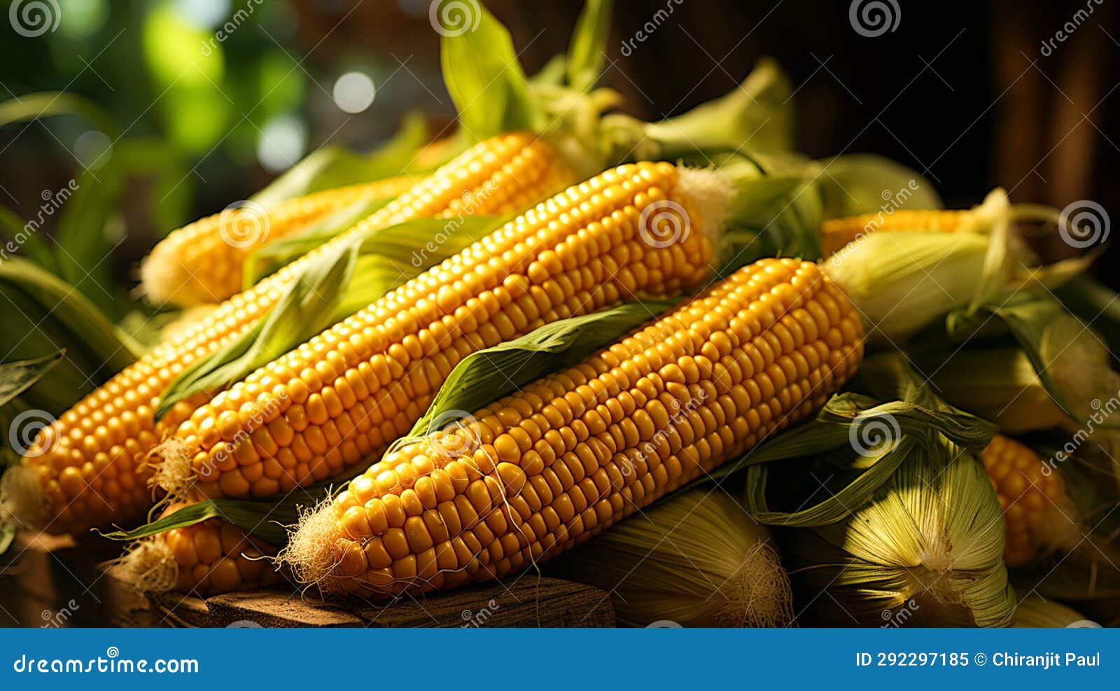 A Single Corn Very Closeup View Stock Image - Image of food, sweetcorn ...