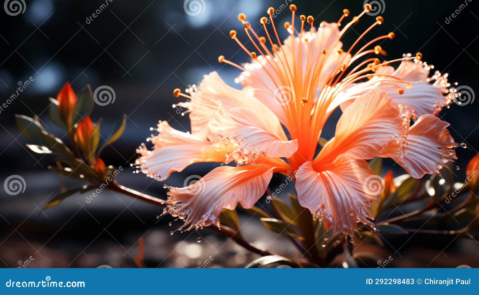A Single Cota Tinctoria Flower Infront Closeup View Stock Image - Image ...