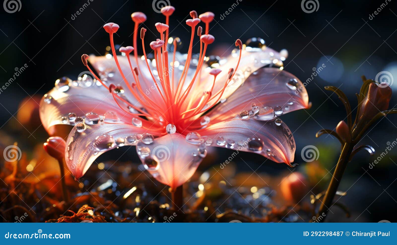 A Single Cota Tinctoria Flower Infront Closeup View Stock Image - Image ...