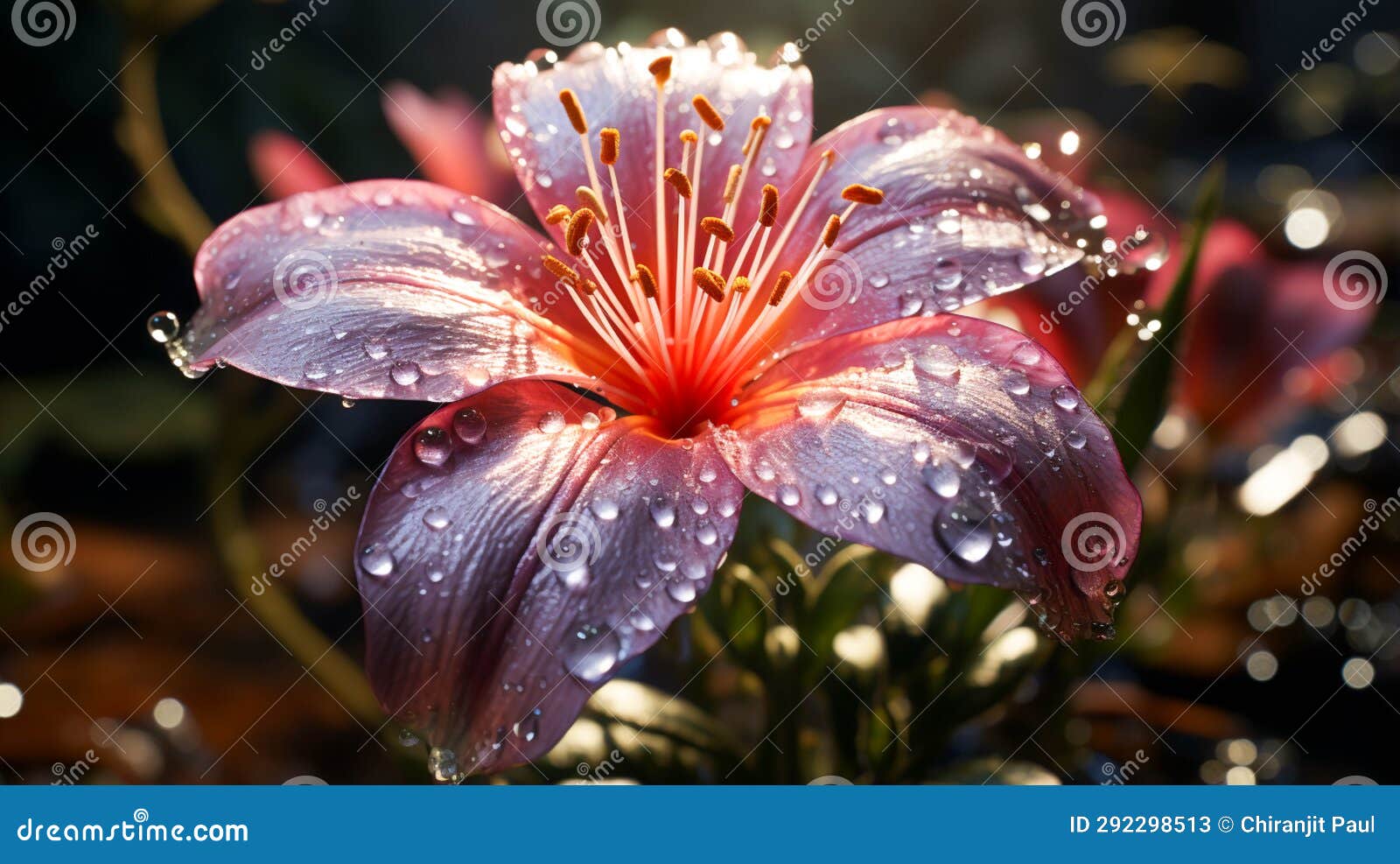 A Single Cota Tinctoria Flower Infront Closeup View Stock Image - Image ...