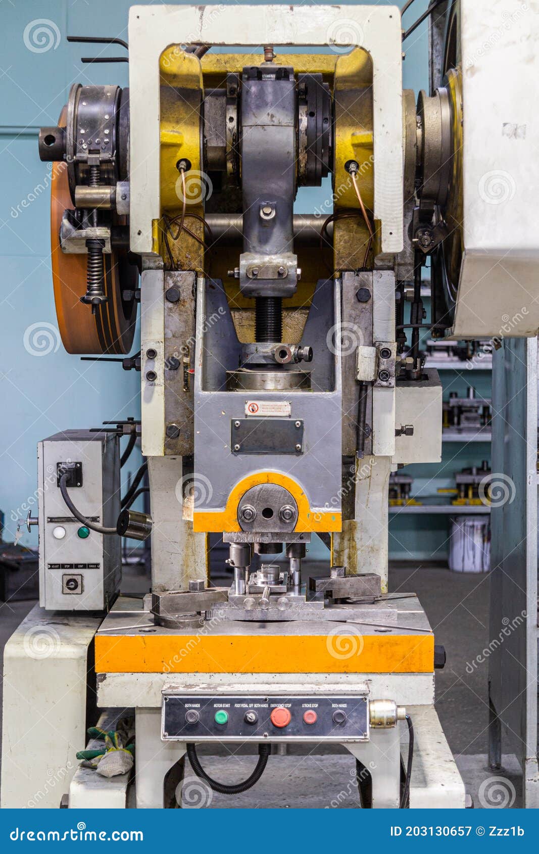 Single Crank Mechanical Punch Press Machine, Eccentric Press Stock ...