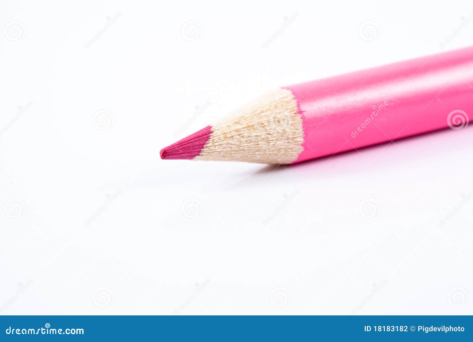 Single Crayon on White Background Stock Photo - Image of hobbies ...
