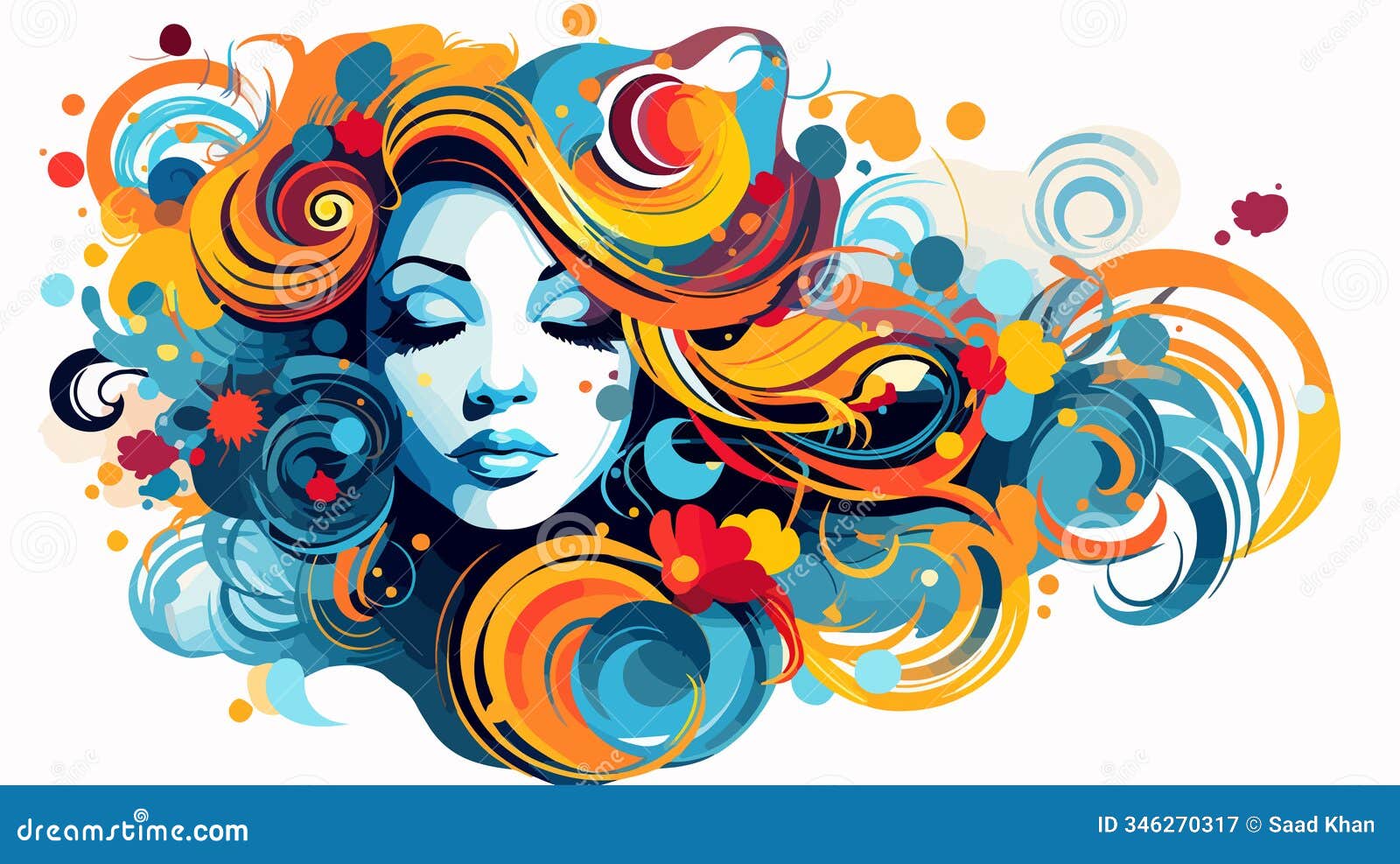 Single Creative Modern and Original Motif Design Stock Illustration ...