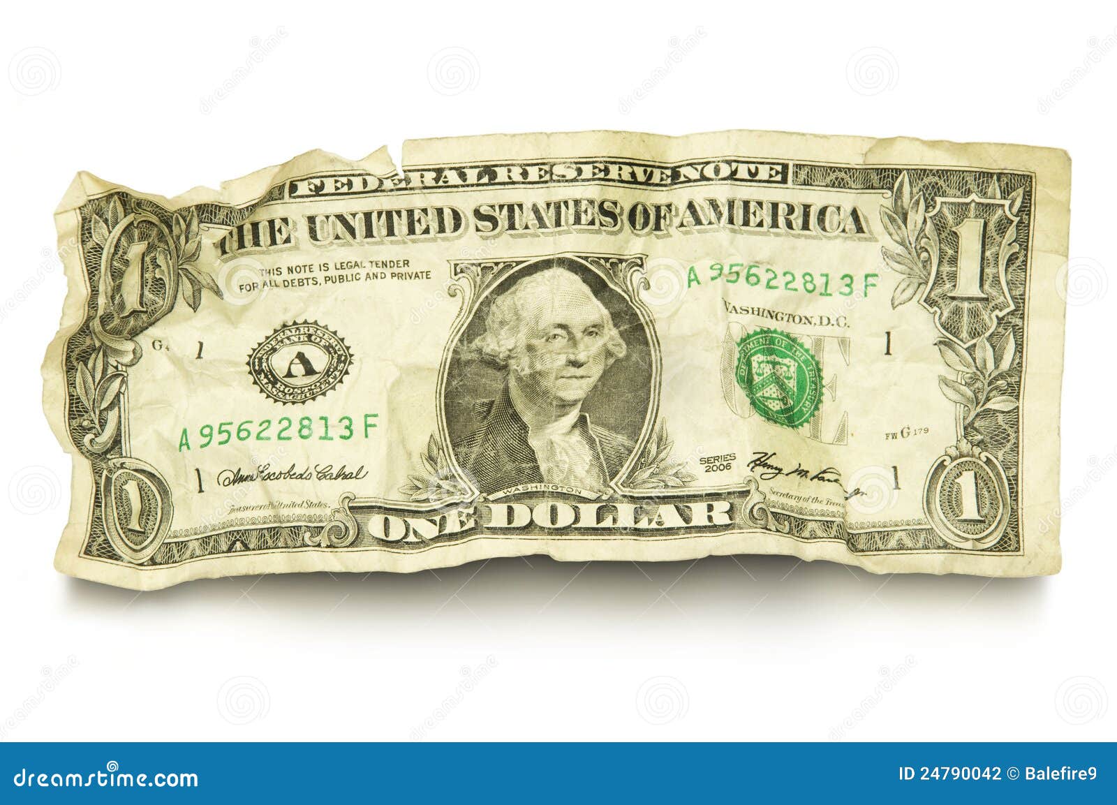 Single Crumpled Paper Sheet Isolated Royalty-Free Stock Photo ...