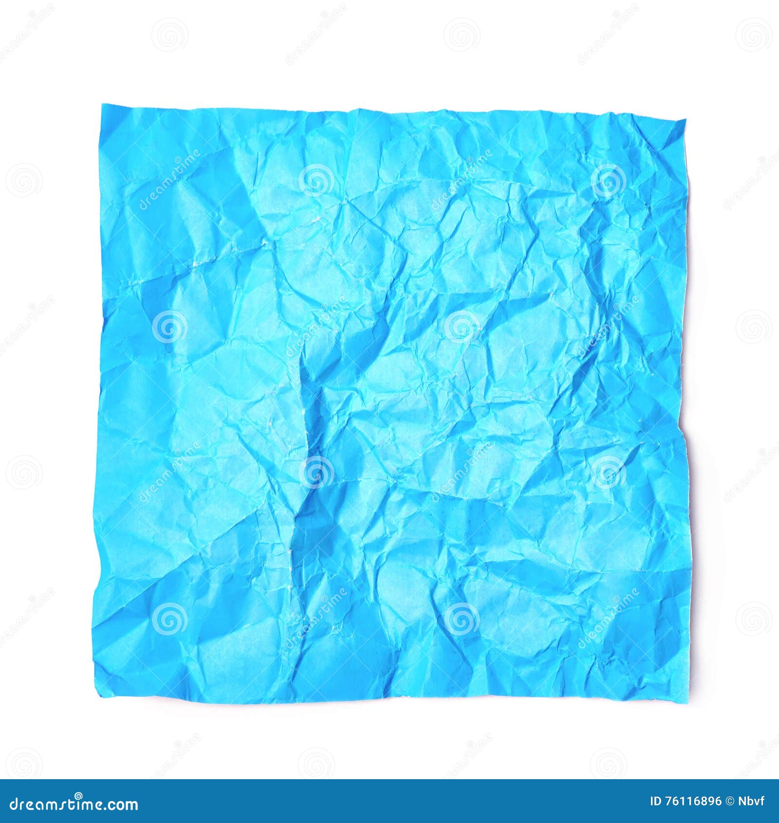 Single Crumpled Paper Sheet Isolated Royalty-Free Stock Photo ...
