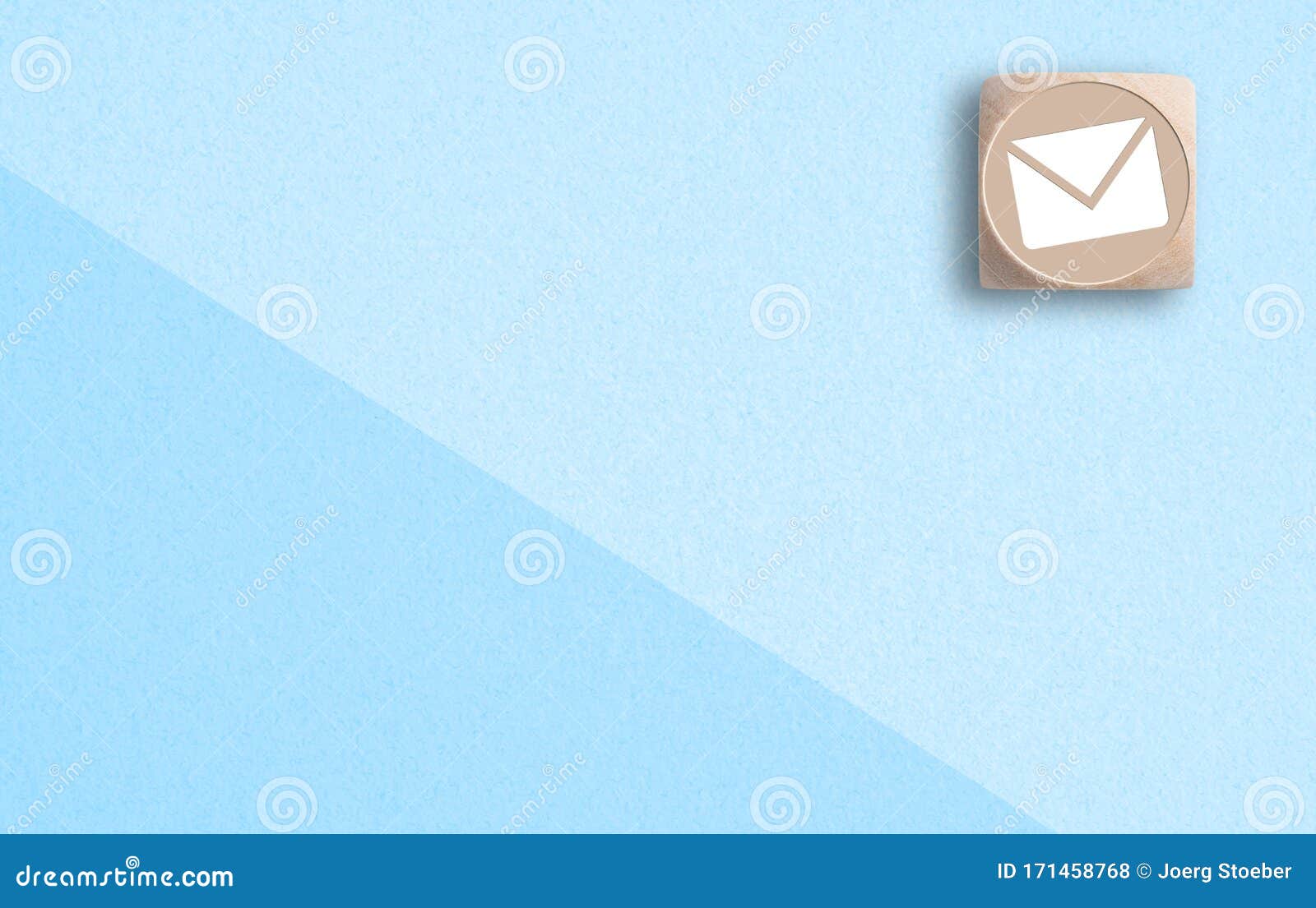 Single Cube with a Contact Option on Top on Paper Background Stock ...