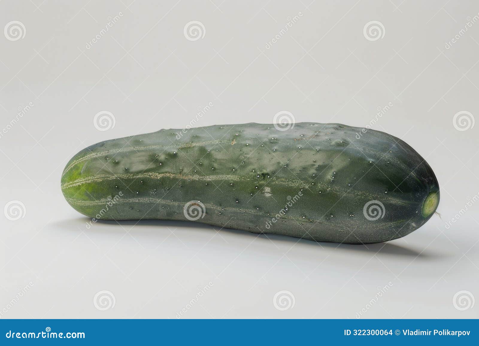 A Single Cucumber Sitting on a White Surface Stock Photo - Image of ...