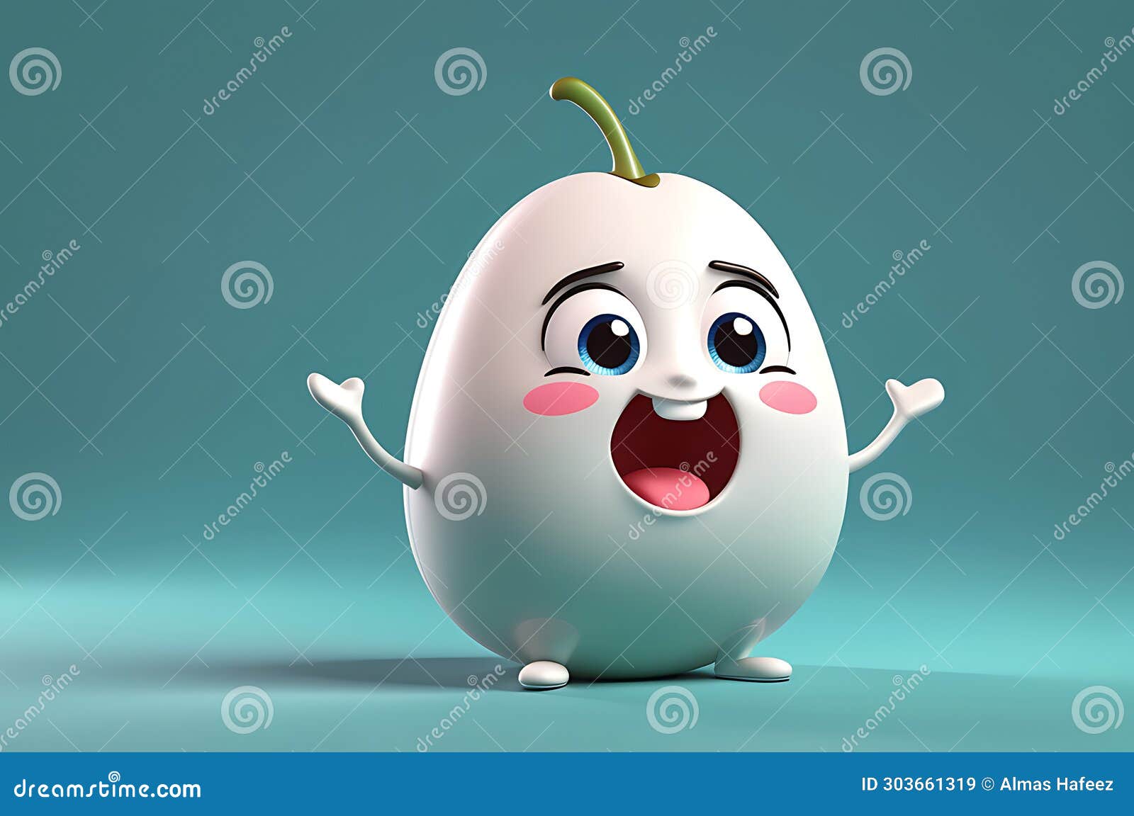 Single Cute And Fun Spider Character: Adorable Arachnid Illustration ...