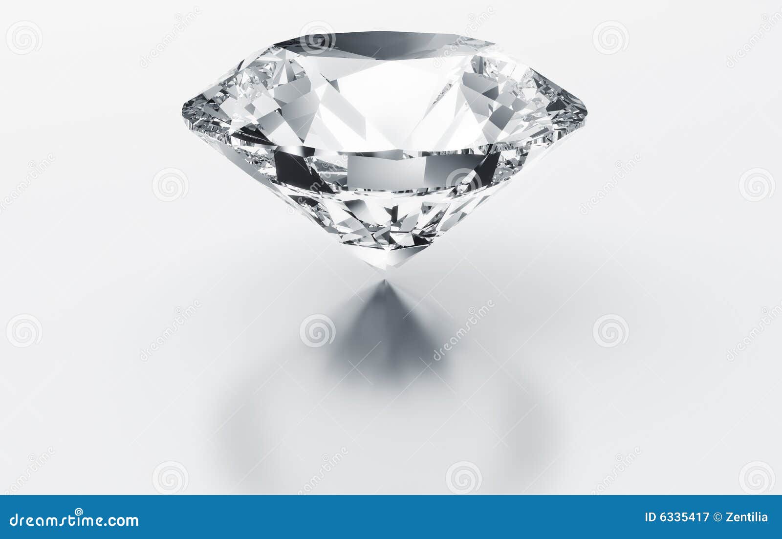 Single diamond stock illustration. Illustration of jewel - 6335417