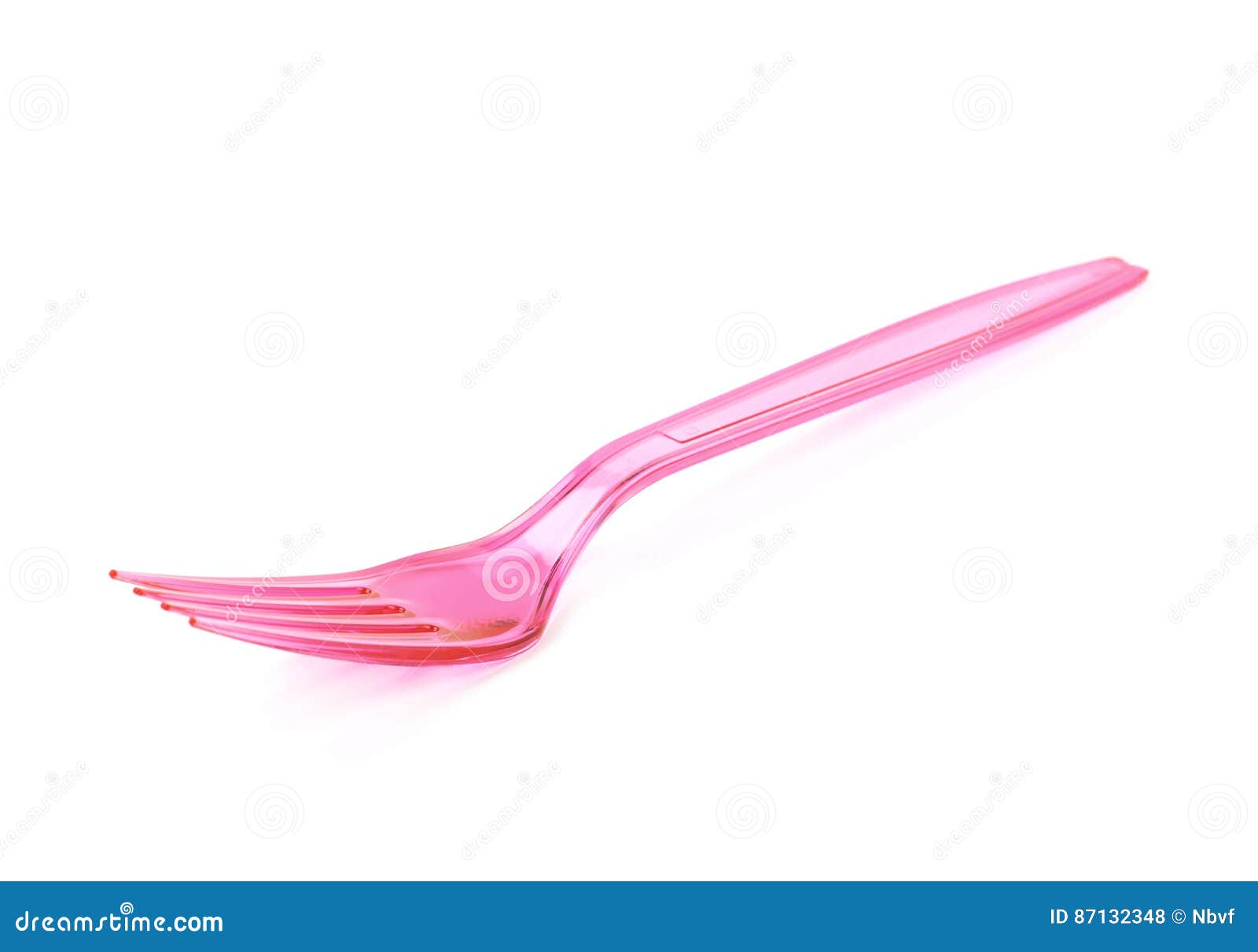 Single Disposable Plastic Fork Stock Photo - Image of meal, colorful ...
