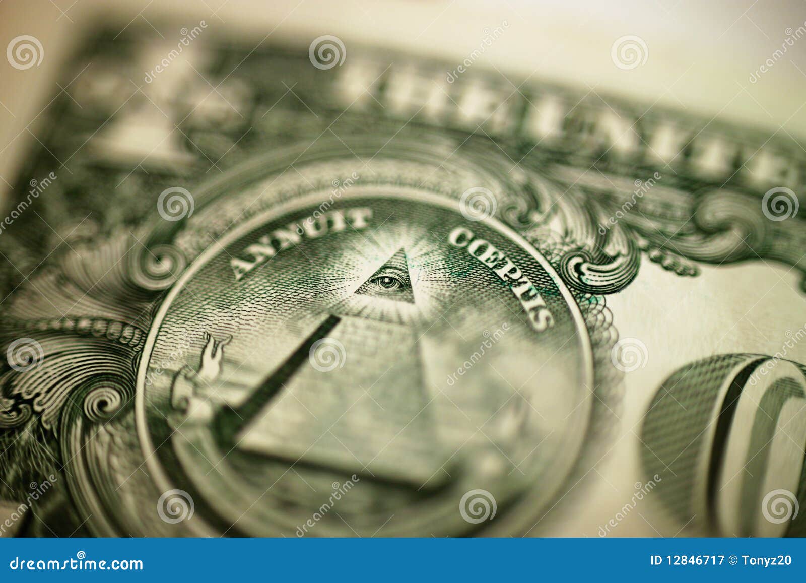 Single dollar bill stock image. Image of funds, market - 12846717
