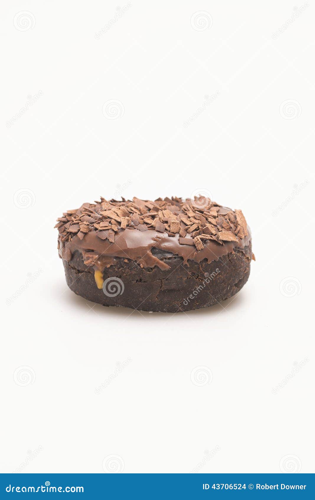 Single donut stock photo. Image of round, fried, circle - 43706524