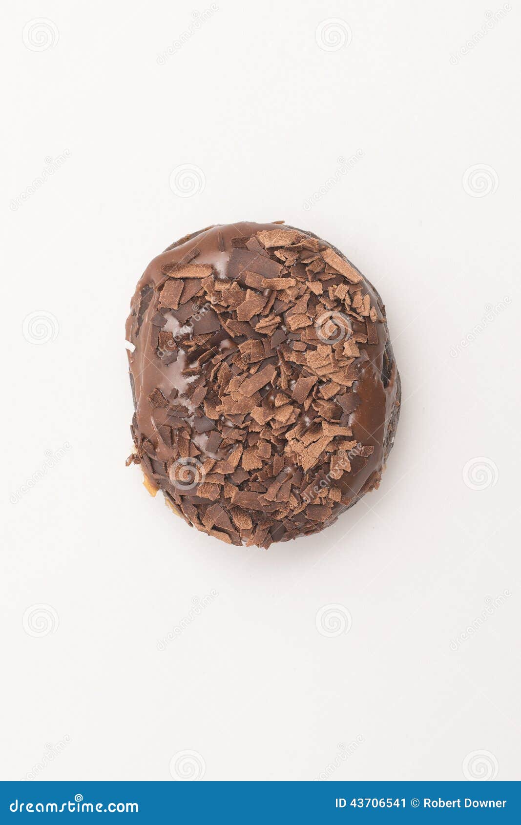 Single donut stock image. Image of pastry, snack, breakfast - 43706541