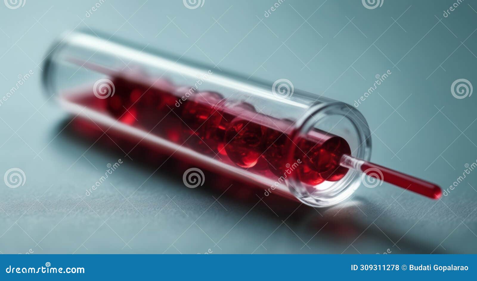 A Single Dose of Medication, Ready for Administration Stock ...