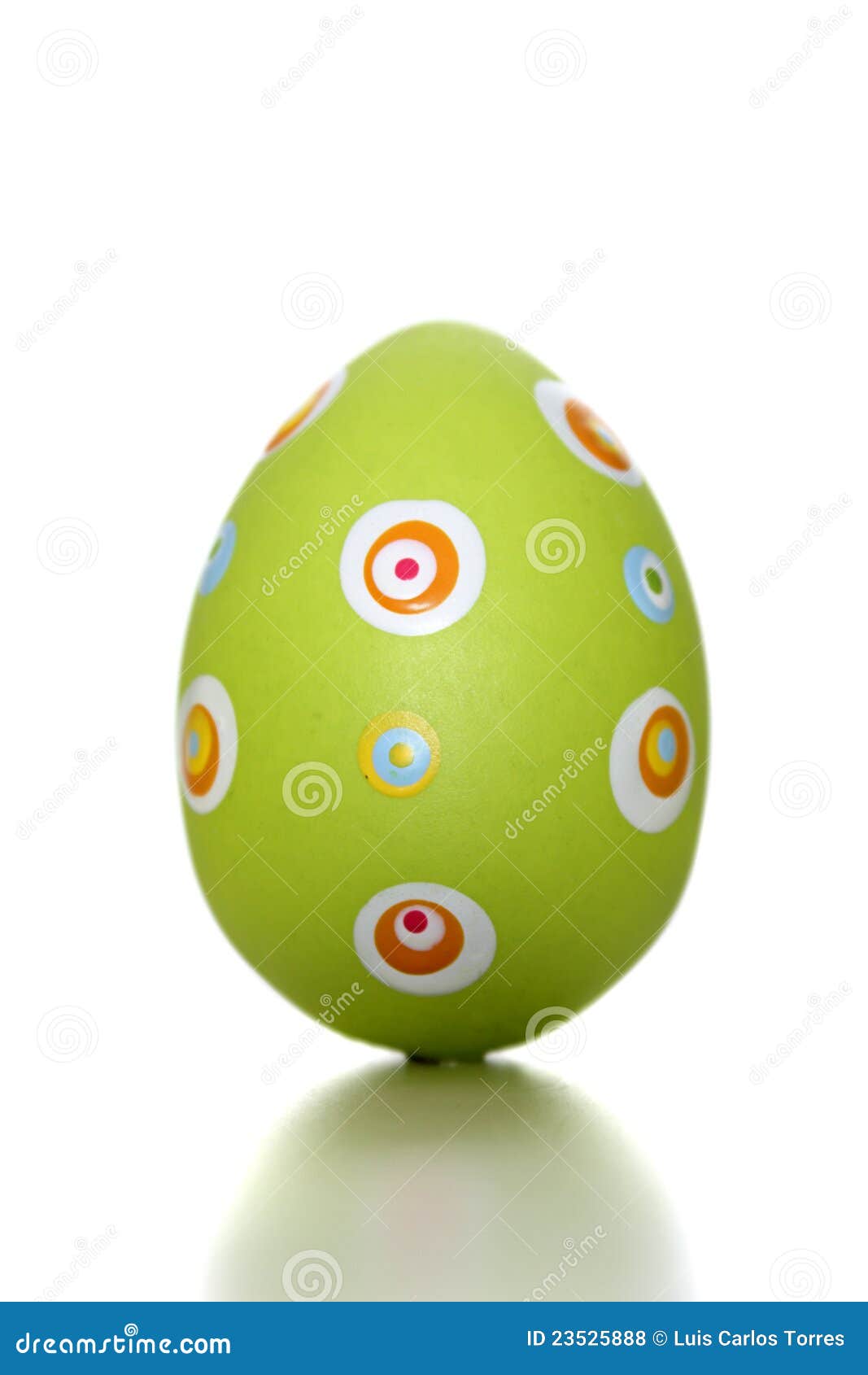 Single Easter stock photo. Image of april, eggs, painted - 23525888