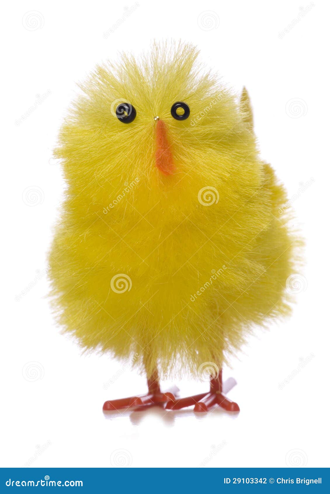 Single Easter Chick Decoration Cutout Stock Photo - Image of chick ...