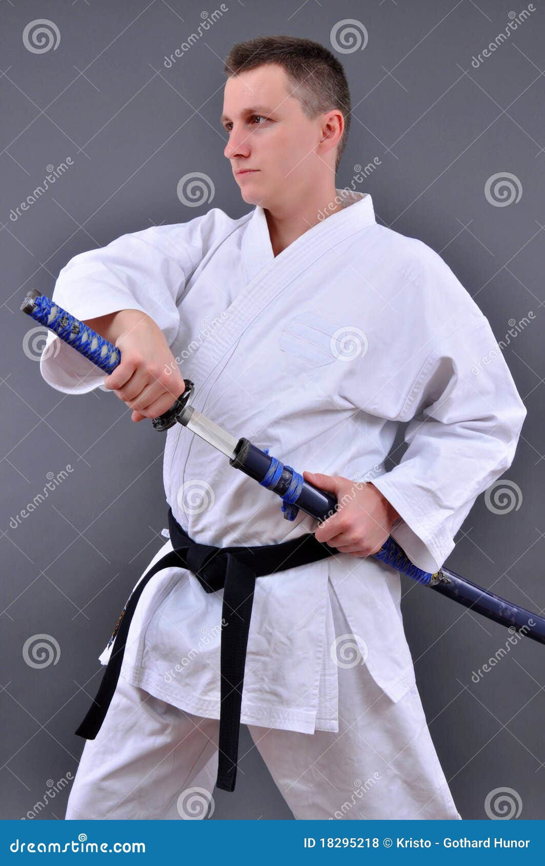 Single Edged Japanese Sword Stock Photo - Image of body, single: 18295218