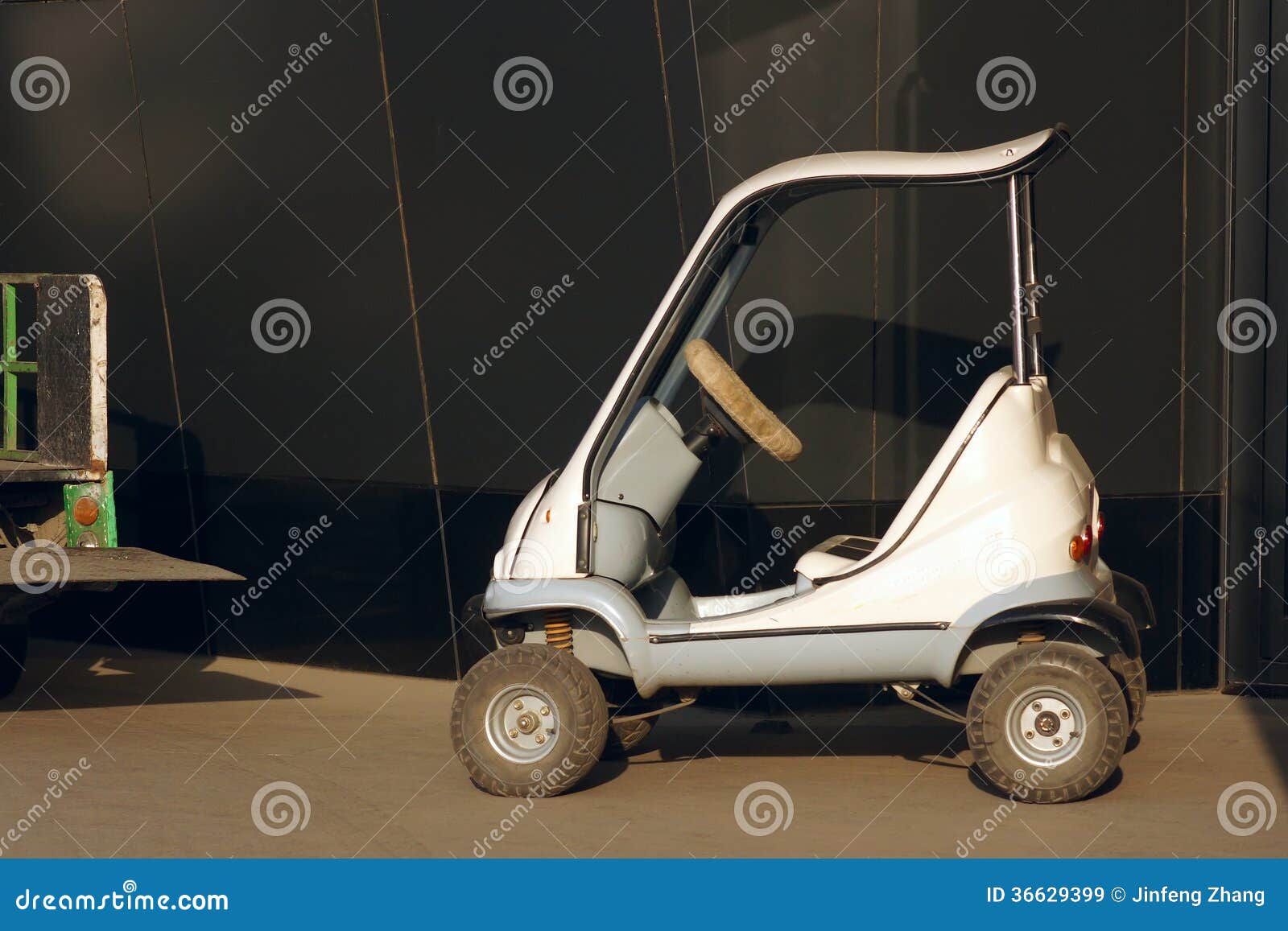 Single electric vehicle stock image. Image of electrically - 36629399