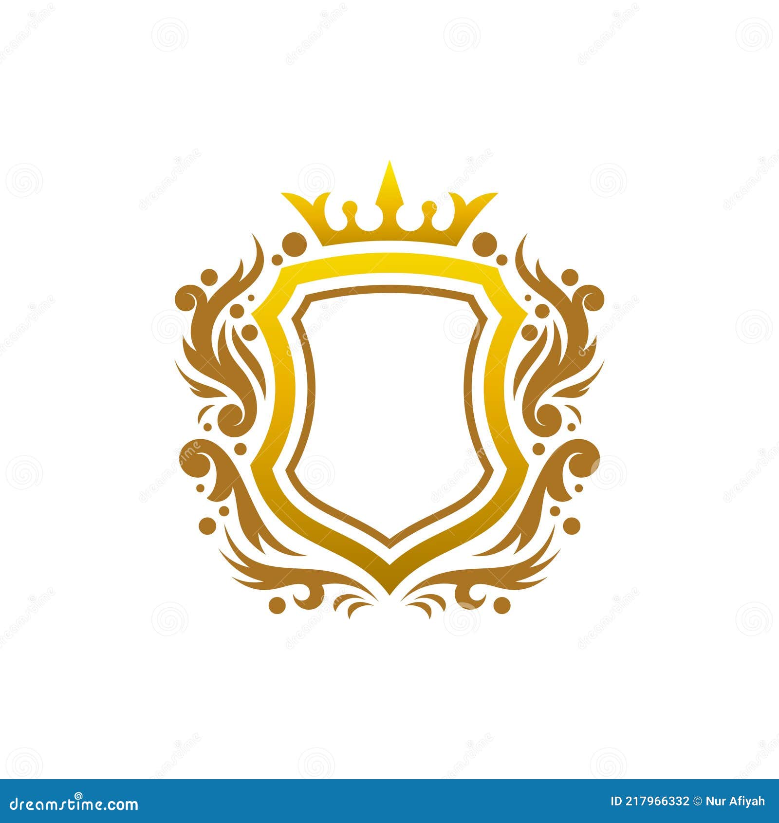 Elegant Shield Logo Vector, Premium Vector Stock Vector - Illustration ...