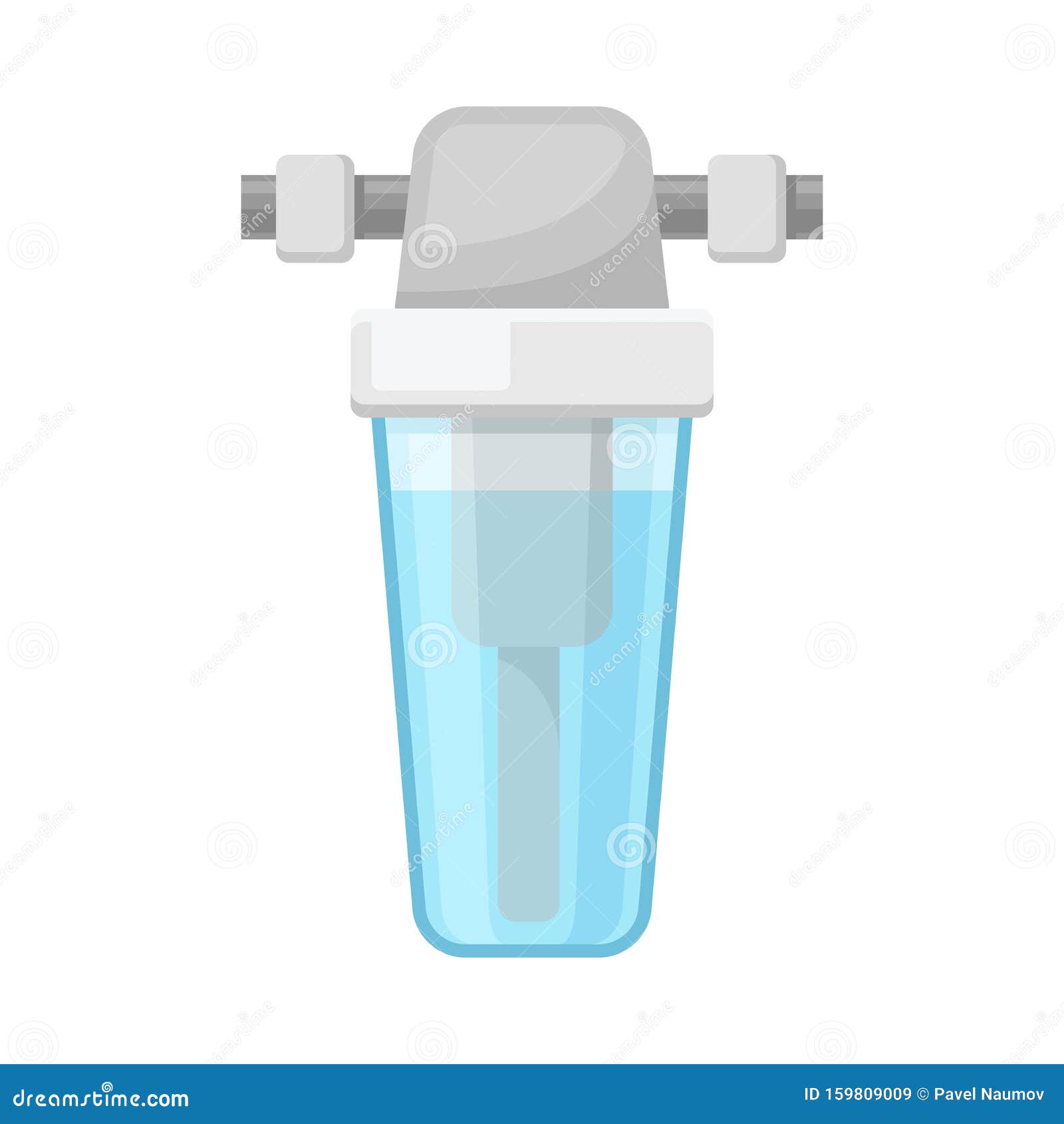 Single Element of System for Filtration of Drinking Water Vector ...