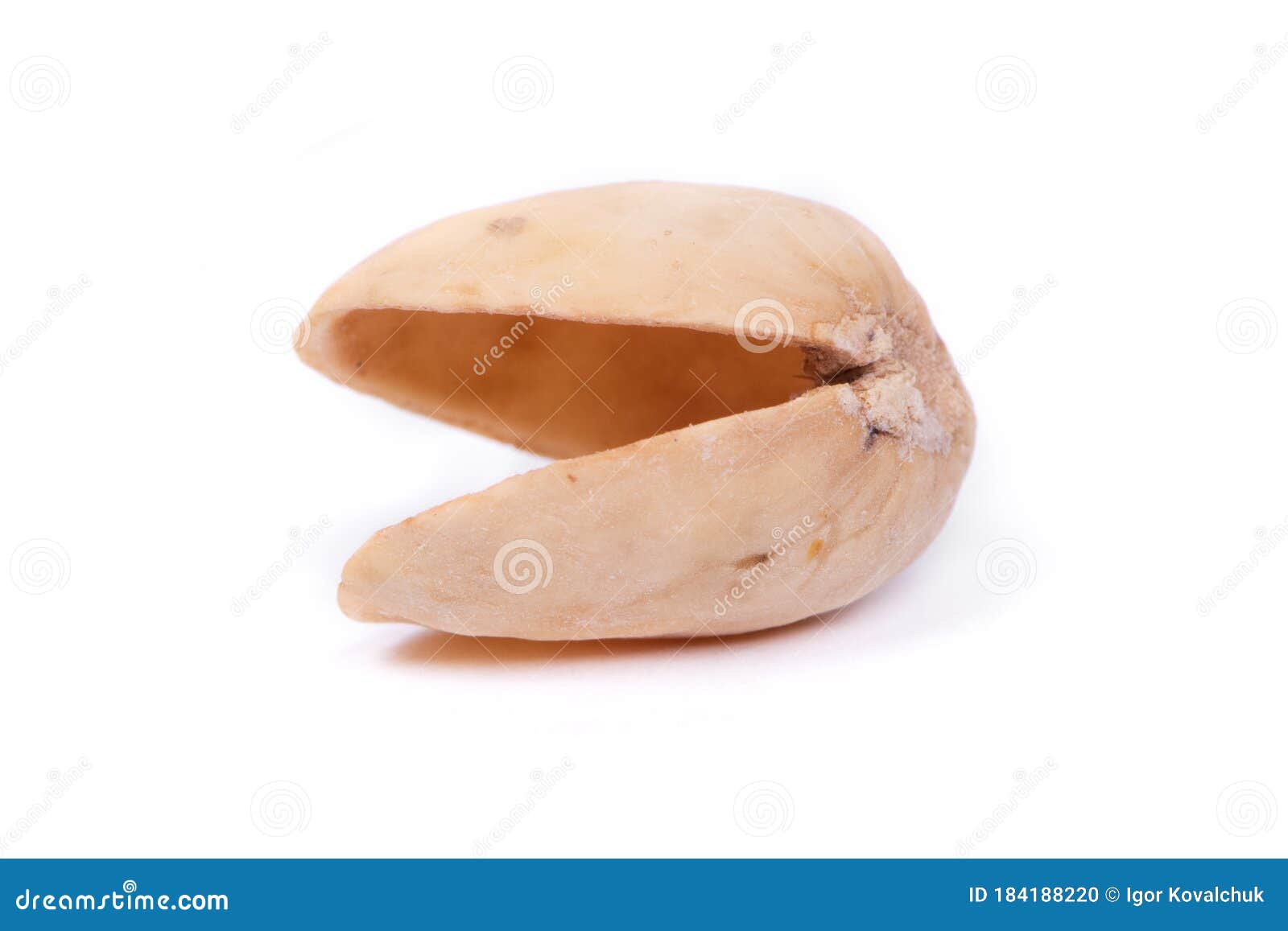 Single Empty Pistachio Shell Stock Photo - Image of pistachio, cracked ...