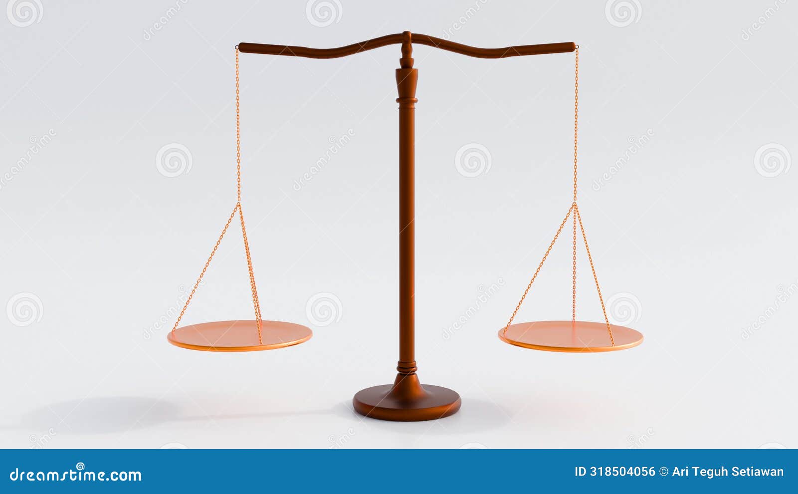 A Single Empty Weighing Scale Stock Illustration - Illustration of ...