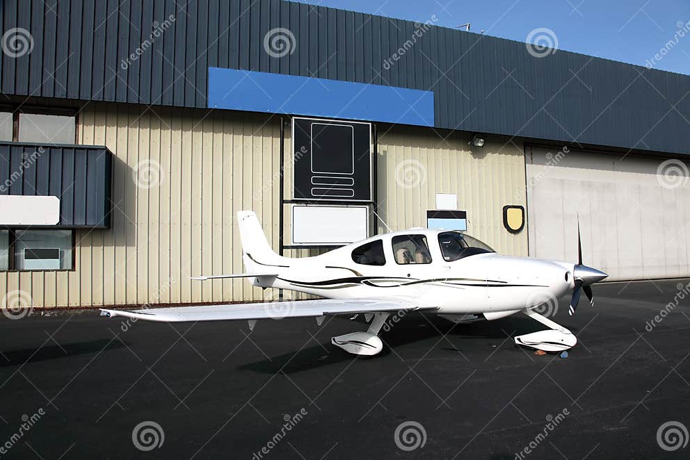 Single engine aircraft. stock image. Image of single - 18354295