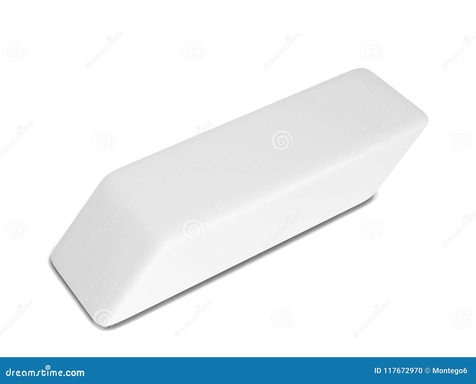 Single eraser stock illustration. Illustration of education - 117672970