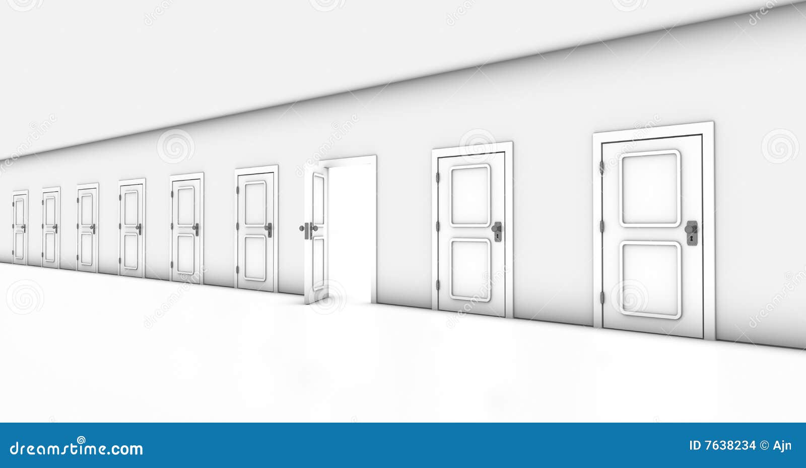 Single Exit stock illustration. Illustration of idea, home - 7638234