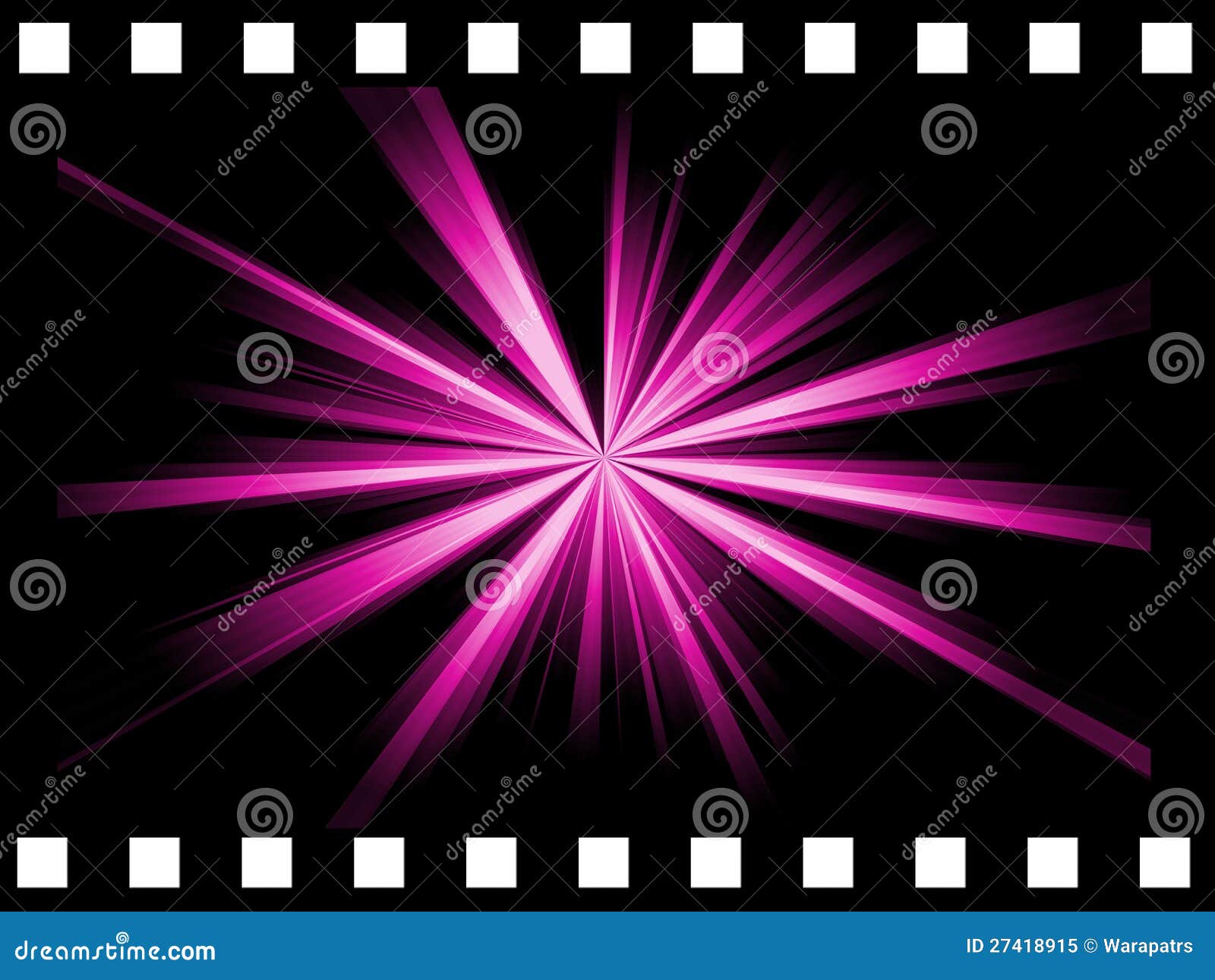 Single_film_strip stock illustration. Illustration of rendering - 27418915