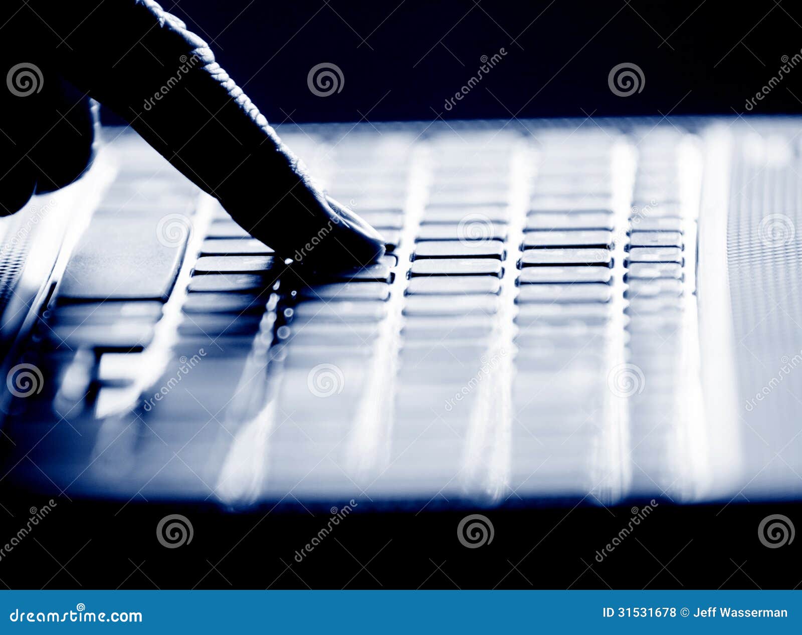 Single Finger Hack stock photo. Image of code, hack, office - 31531678