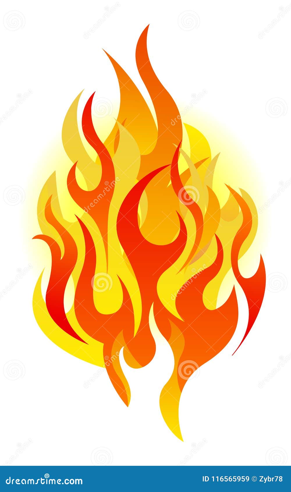 Vector Fire Design Elements Stock Vector - Illustration of fiery ...