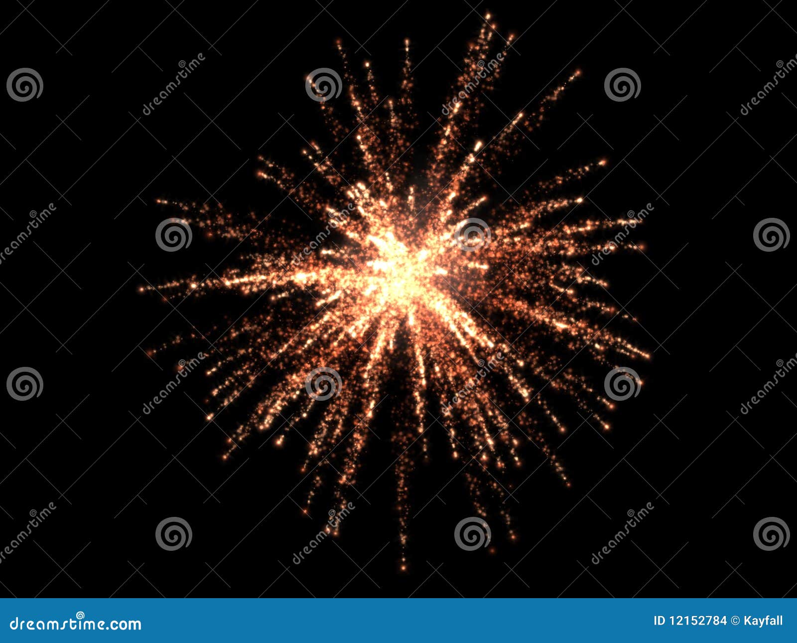 Single firework stock illustration. Illustration of heat - 12152784