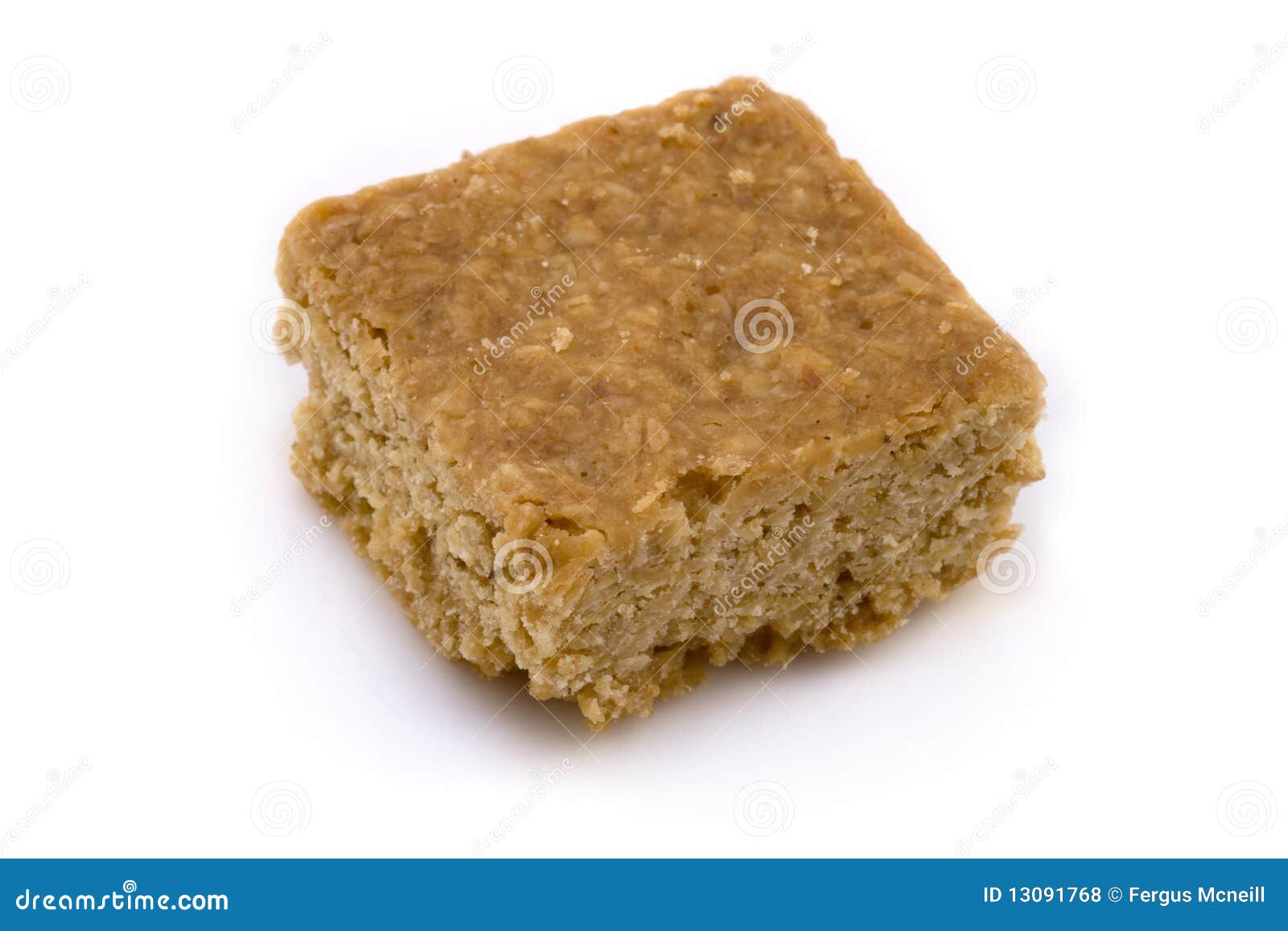 A single flapjack square stock photo. Image of food, tray - 13091768