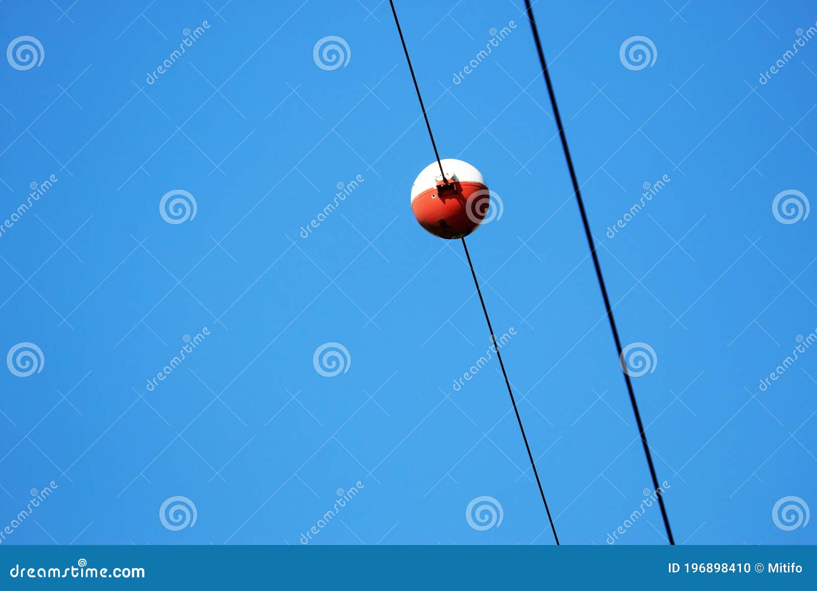 Single Flight Warning Ball for Securing Aircraft on the Earth Wire of a ...