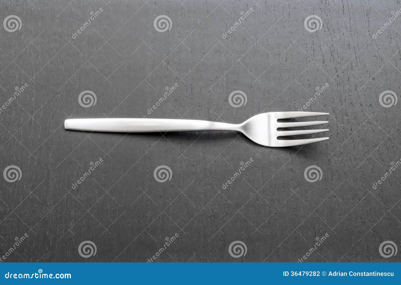 Single Fork on Black Background Stock Photo - Image of eating, kitchen ...