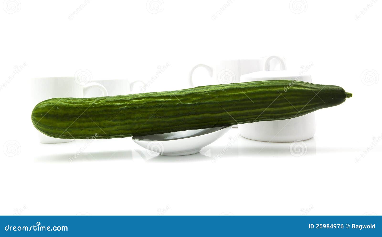 Single Fresh Home Grown Cucumber Stock Photo - Image of diet, lunch ...