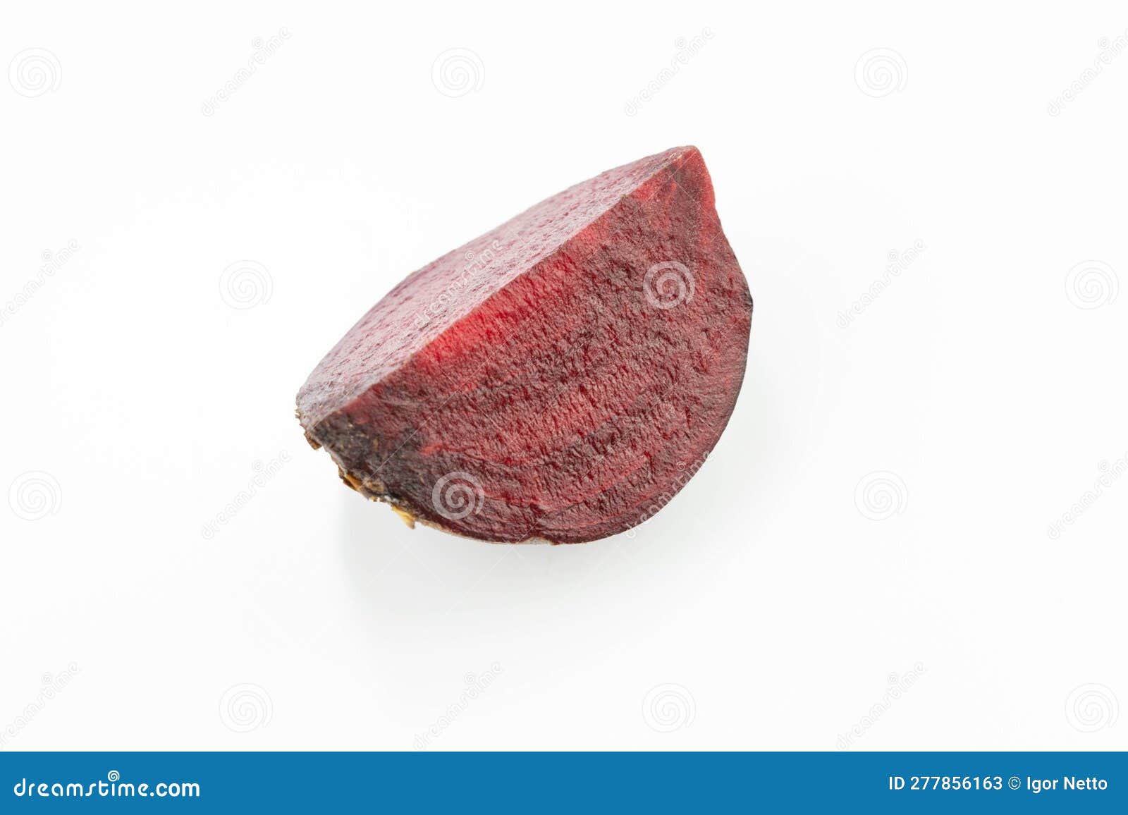 Single Fresh Red Beetroot Slice Isolated View from the Front Stock ...