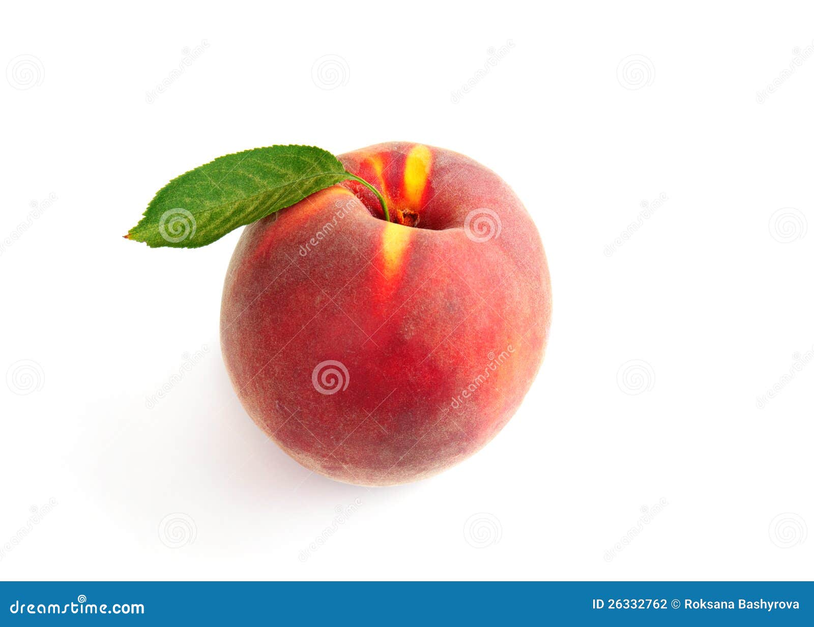 Single fresh ripe peach stock photo. Image of ingredient - 26332762